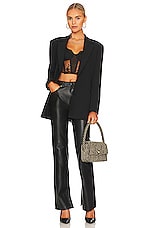 KAT THE LABEL Nicolette Bustier in Black | REVOLVE
