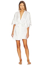 KAT THE LABEL Monroe Robe in Ivory | REVOLVE