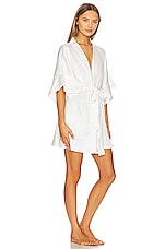 KAT THE LABEL Monroe Robe in Ivory | REVOLVE