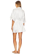 KAT THE LABEL Monroe Robe in Ivory | REVOLVE