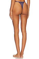 KAT THE LABEL Sofia Thong in Navy | REVOLVE