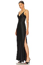 L'AGENCE Jet Gown in Black | REVOLVE