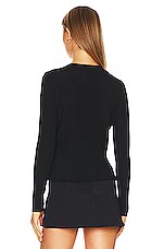 L'AGENCE Juno Sweater in Black | REVOLVE