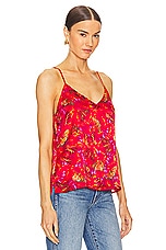 L'AGENCE Jane Spaghetti Strap Top in Multi Butterfly Petal | REVOLVE