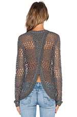 LA Made Jackie Sweater in Steel | REVOLVE