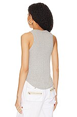 LA Made Aida Racer Front Tank in Heather Grey | REVOLVE