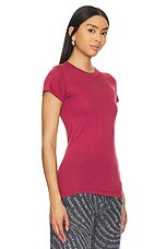 LA Made Crew Neck Tee in Maroon in Colgate Maroon | REVOLVE