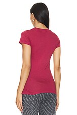 LA Made Crew Neck Tee in Maroon in Colgate Maroon | REVOLVE