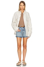 LA Made Aida Racer Front Tank in Coca Mocha | REVOLVE