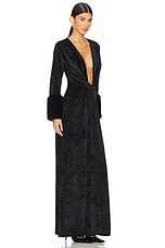 Leslie Amon Amanda Maxi Jumpsuit in Black | REVOLVE