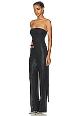 Lama Jouni Slanted Tube Top in Black | REVOLVE
