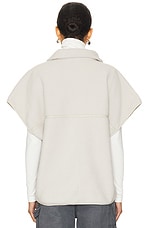 LAMARQUE Eudora Fleece Vest in Light Grey | REVOLVE