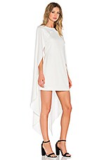 Lavish Alice Cape Dress in White | REVOLVE