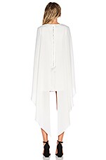 Lavish Alice Cape Dress in White | REVOLVE