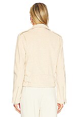 LBLC The Label Sierra Moto Jacket in Oatmeal | REVOLVE