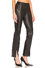 L'Academie Maddie Leather Pant in Black | REVOLVE