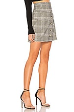 L'Academie The Lexi Mini Skirt in Grey Plaid | REVOLVE