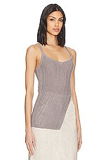 L'Academie Jaxine Knit Top in Dark Grey | REVOLVE