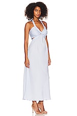 Line & Dot Kara Midi Dress in Light Blue | REVOLVE