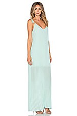 Line & Dot Muse Pleat Dress in Mint | REVOLVE