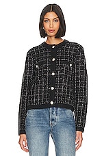 Line & Dot Alexis Sweater in Black & Silver | REVOLVE