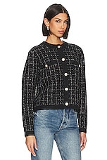 Line & Dot Alexis Sweater in Black & Silver | REVOLVE