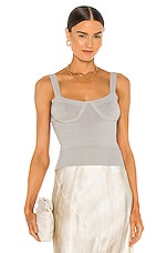 Line & Dot Bridget Sweater Top in Grey | REVOLVE