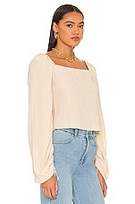 Line & Dot Ella Top in Eggshell | REVOLVE
