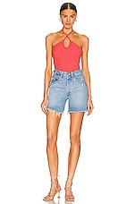 LEVI'S 501 Mid Thigh Short in Samba Tango Crushed | REVOLVE