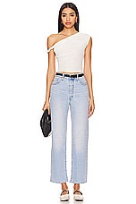 LEVI'S Ribcage Straight Ankle in Cool Blue Popsicle | REVOLVE