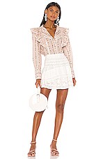 LoveShackFancy Beatrix Top in Macaroon | REVOLVE