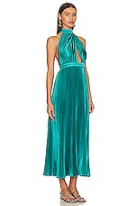 L'IDEE Renaissance Split Gown in Teal | REVOLVE