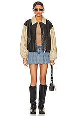 LIONESS Nirvana Bomber in Camel | REVOLVE