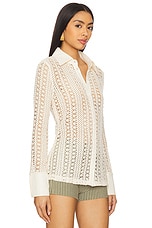 LIONESS Unveiling Shirt in Cream | REVOLVE