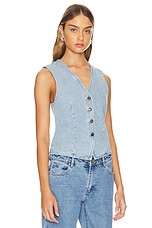 LIONESS Vision Denim Vest in Classic Denim | REVOLVE