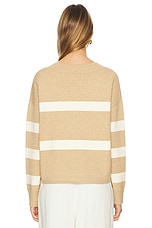 LNA Morjana Sweater in Camel Stripe | REVOLVE