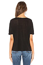 LNA Emma Knot Tee in Black | REVOLVE