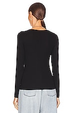 LNA Luan Rib Top in Black | REVOLVE