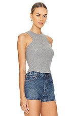 LNA Detra Cotton Rib Tank in Heather Grey | REVOLVE