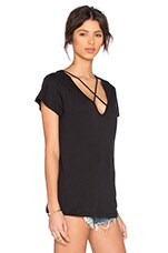 LNA Cross Tee in Black | REVOLVE