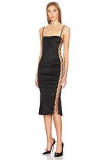LOBA Malanga Midi Dress in Black | REVOLVE