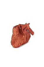 Loeffler Randall Rochelle Clutch in Terracotta Shantung | REVOLVE