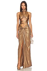 Lapointe Wrap Bra Top in Pale Gold | REVOLVE