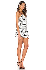 Lovers and Friends Sallie Mini Dress in White Dot | REVOLVE