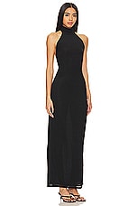 Lovers and Friends x Anja Dujković Ula Sheer Maxi Dress in Black | REVOLVE