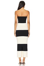 Lovers and Friends Ludo Maxi Dress in Black & Tan | REVOLVE