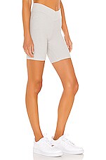 Lovers and Friends V Waist Biker Shorts in Slate Gray | REVOLVE