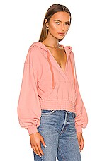 Lovers and Friends Cecily Hoodie in Pink Clay | REVOLVE