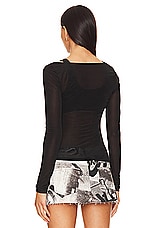 Lovers and Friends Ula Sheer Top in Black | REVOLVE