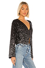 LPA Robyn Top in Black & Silver | REVOLVE